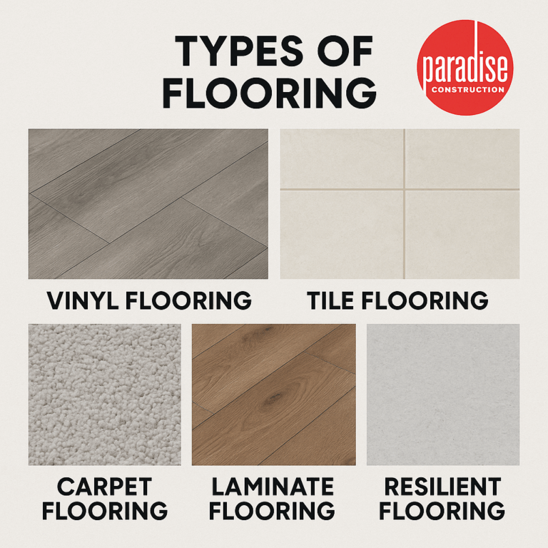 Types Of Flooring - Paradise Construction